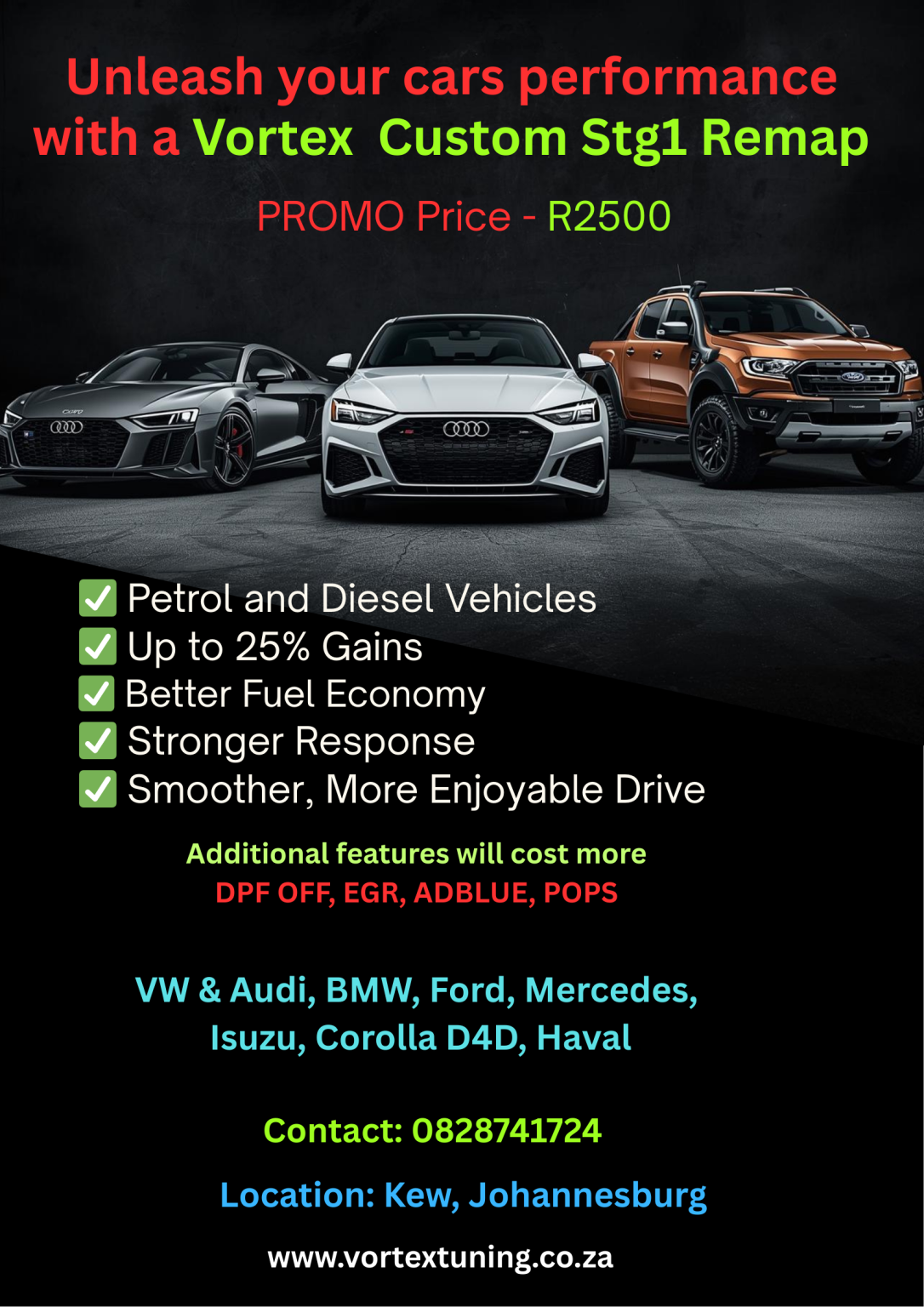 Petrol and Diesel Tuning - Vortex Auto Tuning